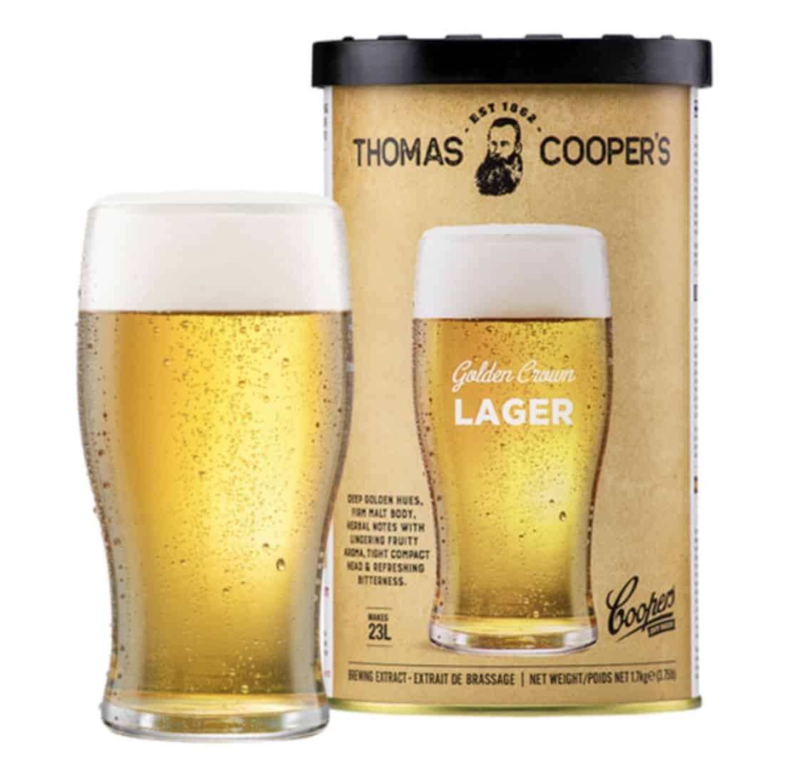 Coopers Golden Crown Lager extract can – Granarium Brewing Supplies